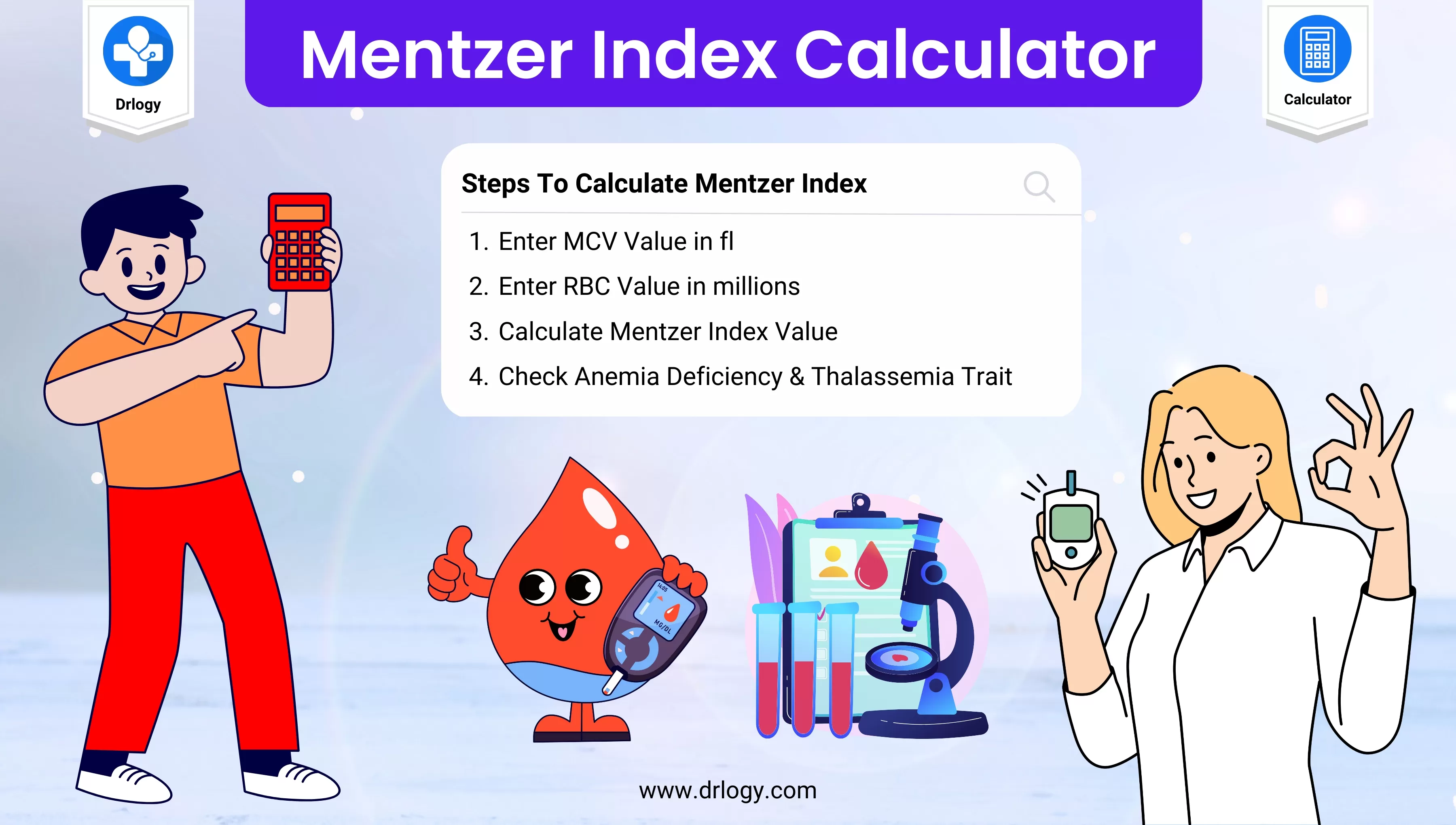 Best Mentzer Index Calculato For Anemia And Thalassemia Drlogy