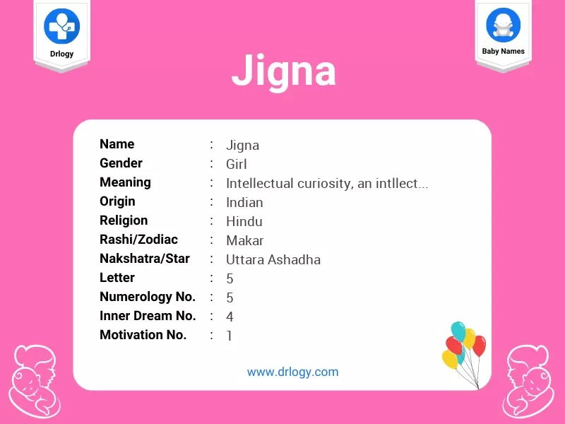 Jigna Name Logo