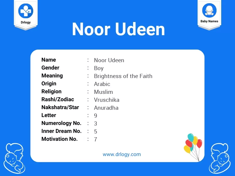 Noor Udeen Name Meaning